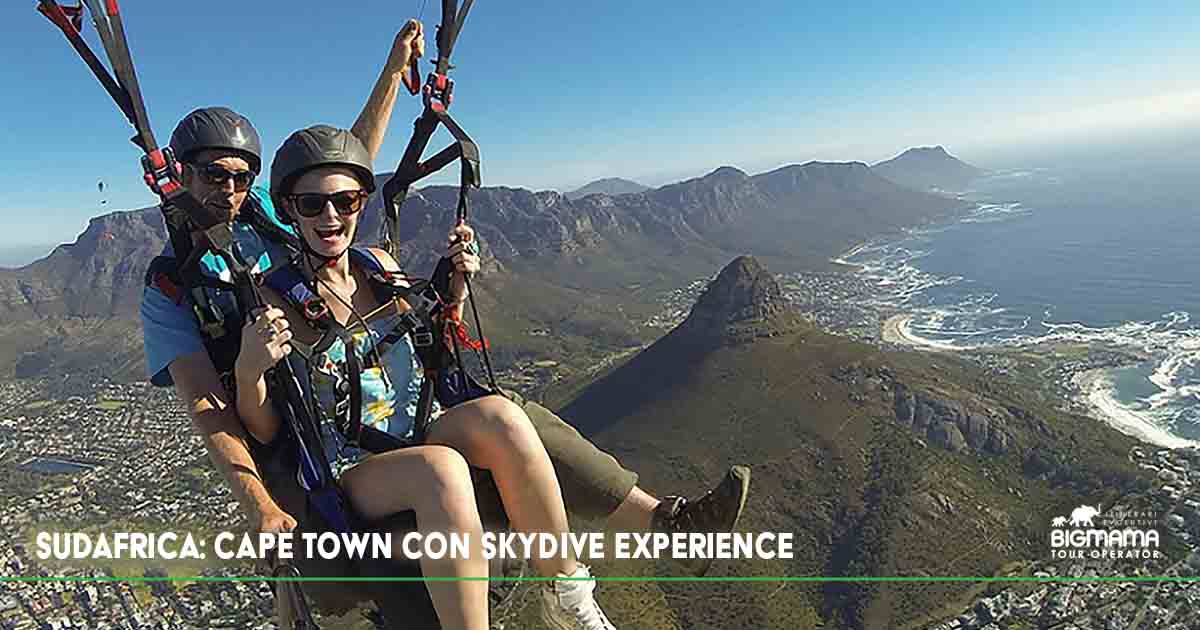 Viaggio a Cape Town per far salire l'adrenalina alle stelle