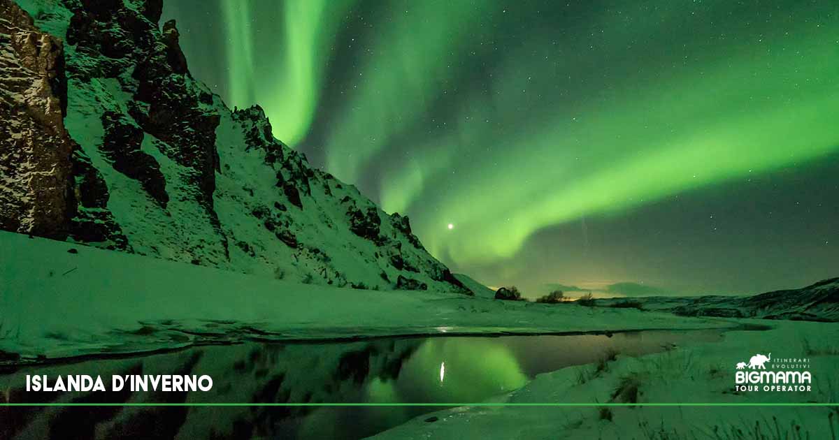 Islanda d'inverno Viaggio individuale con escursioni guidate